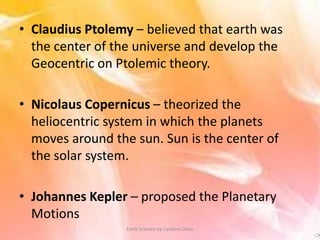 Historical background of Earth Science | PPTX