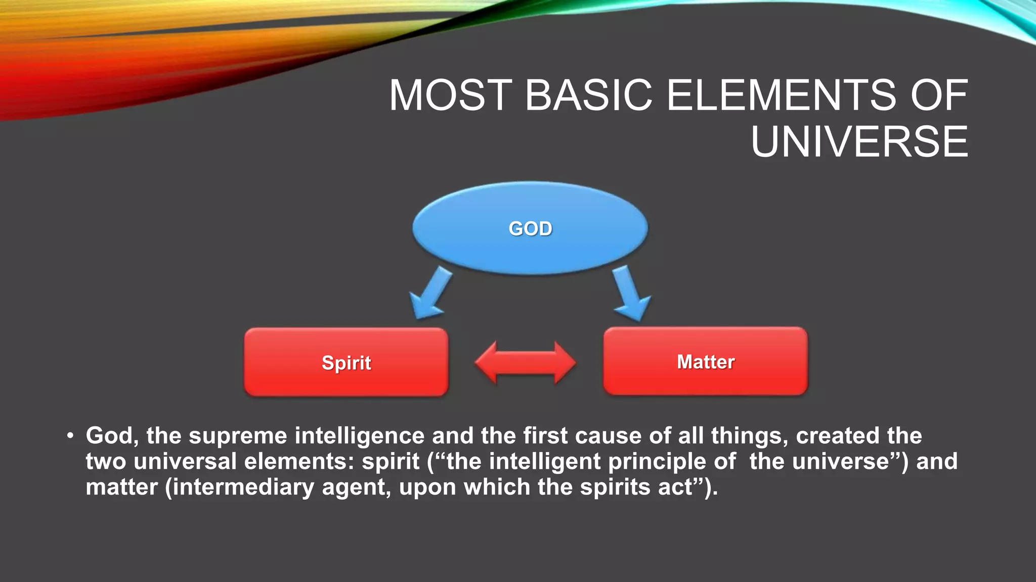 2.d.a.universal elements matter and spirit | PPTX