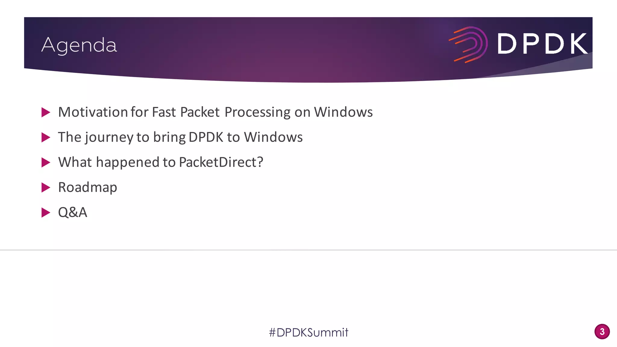 LF_DPDK17_Making networking apps scream on Windows with DPDK | PPT