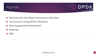 LF_DPDK17_Making networking apps scream on Windows with DPDK | PPT