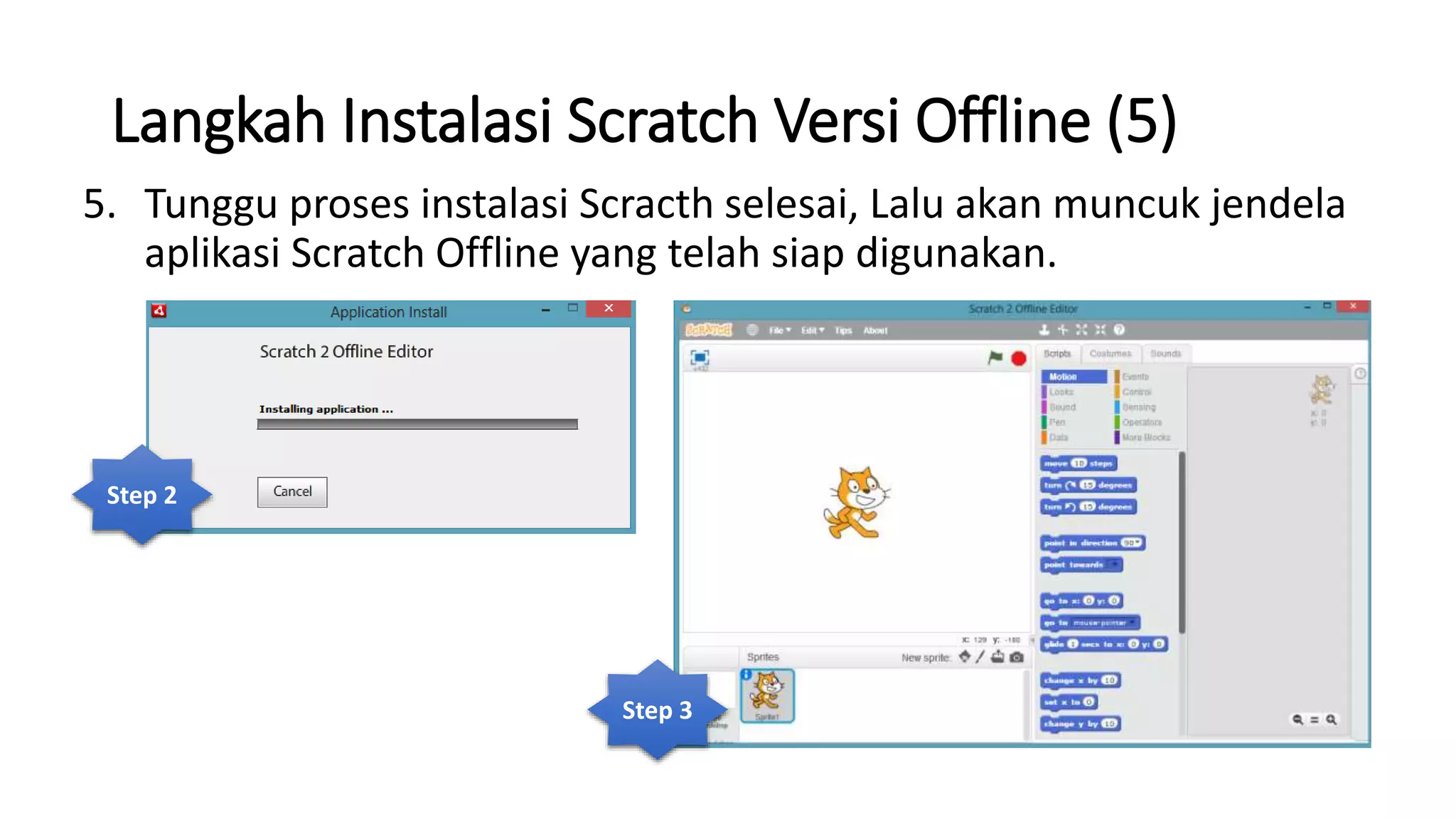 2. instalasi scratch | PPTX