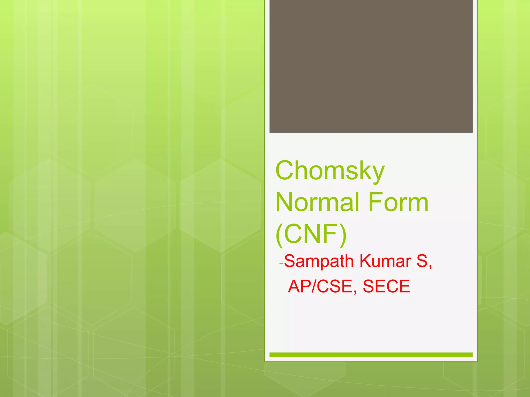 2.7 normal forms cnf & problems | PPTX