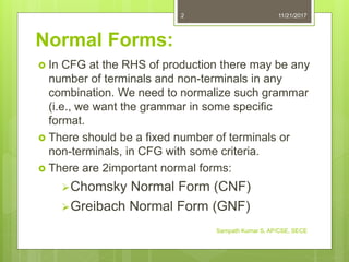 2.7 normal forms cnf & problems | PPTX