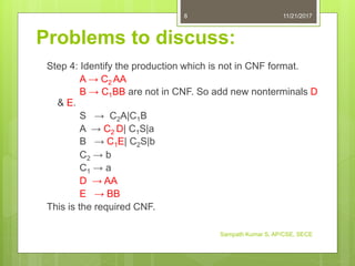2.7 normal forms cnf & problems | PPTX