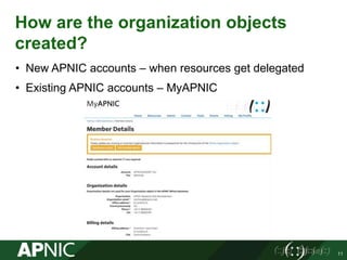 APNIC Whois Database Updates | PPTX