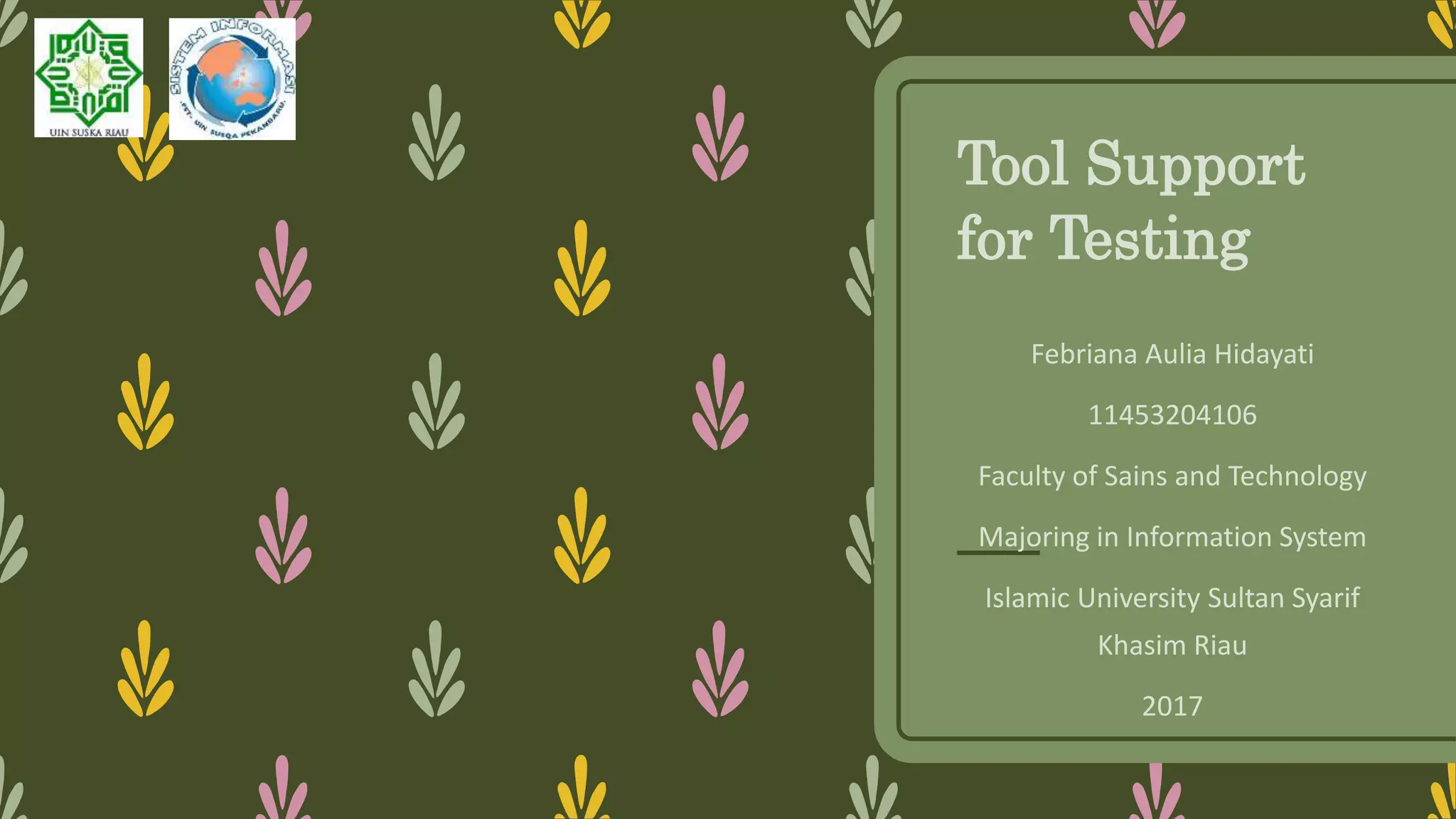 Tool Support For Testing (Chapter 6) | PPTX