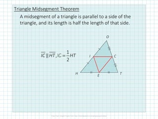 2.5.7 Triangle Midsegments | PDF | Physics | Science