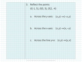 2.6.1 Translations and Reflections | PPT