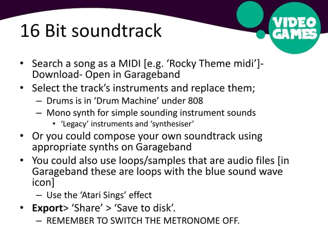 Video Game Lecture | PPT