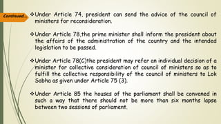 2. discretionary powers of the president and the governor -- group ii ...