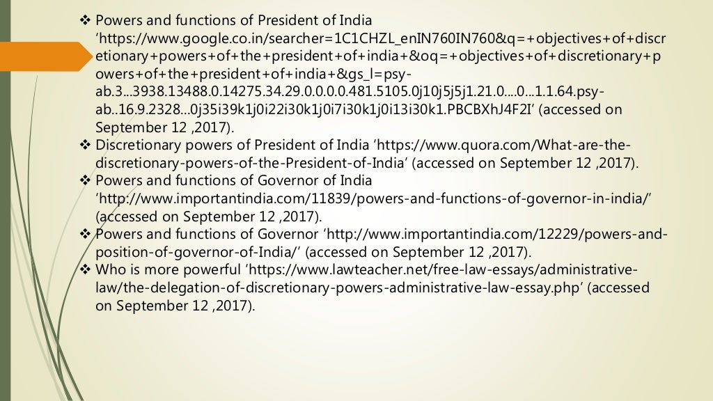 Governor Discretionary Power Upsc – UAJET