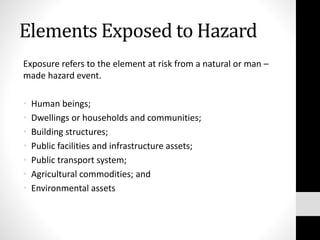 Exposure and Vulnerability | PPTX