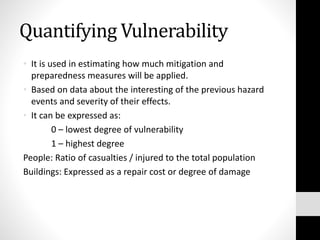 Exposure and Vulnerability | PPTX