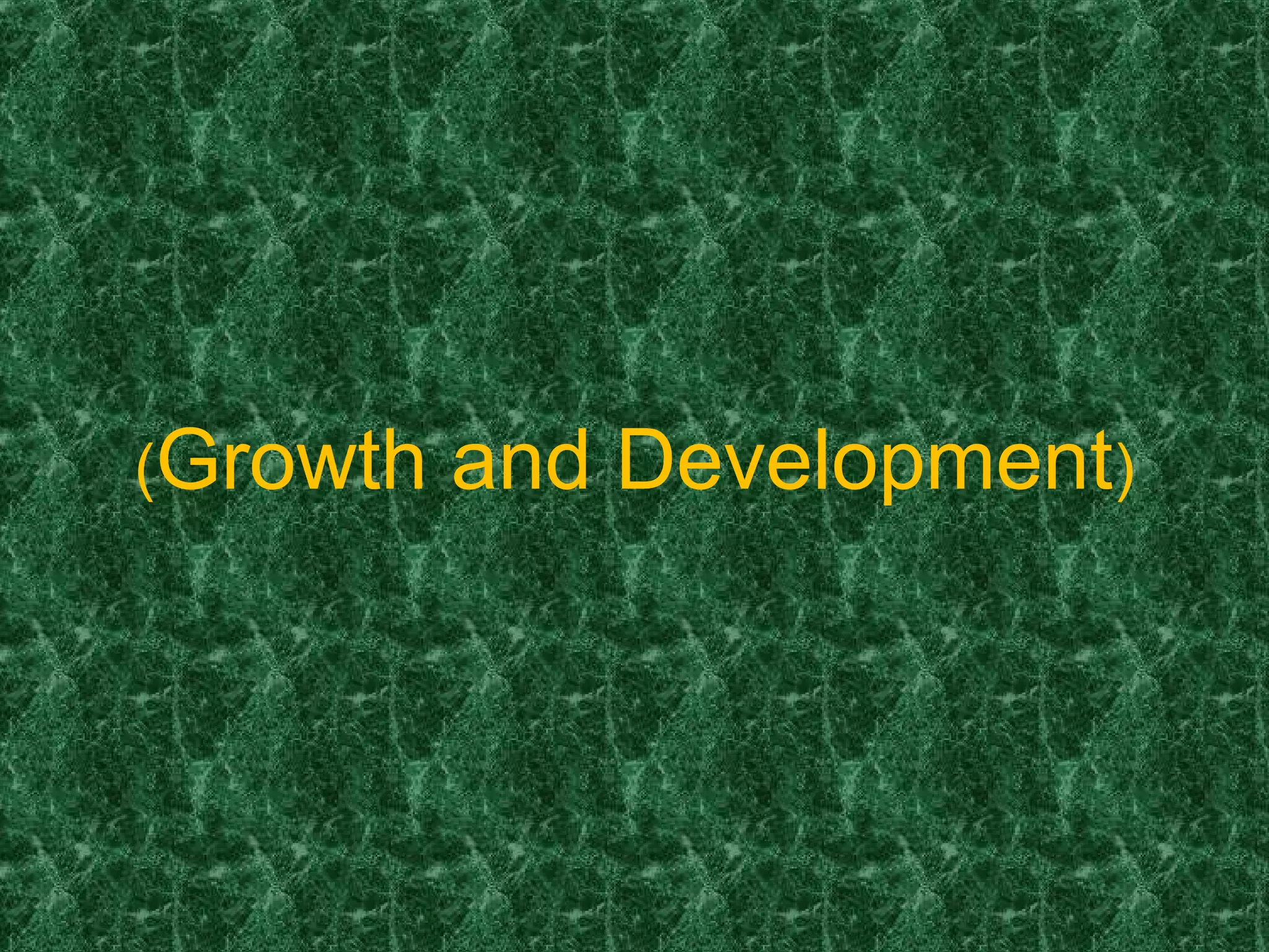 Growth & development | PPT