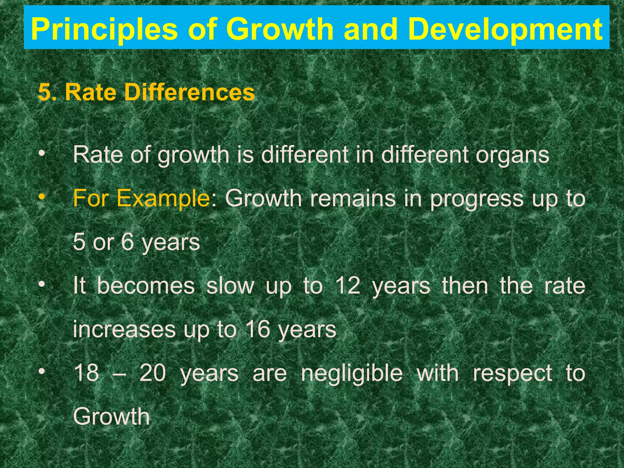 Growth & development | PPT