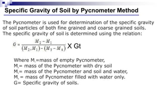 2.Determination of specific gravity of soil | PPTX