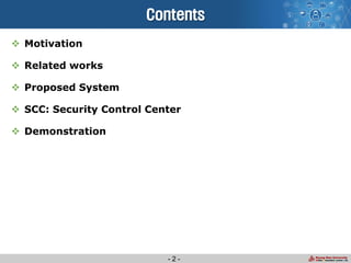 SCC (Security Control Center) | PDF | Operating Systems | Computer ...