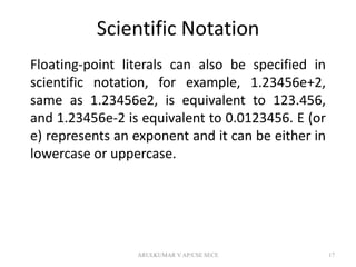2. data types, variables and operators | PPTX