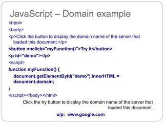 2.java script dom | PPT