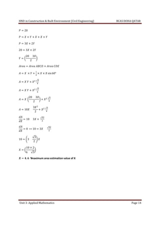 Applied mathematics for CBE assignment | PDF