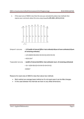 Applied mathematics for CBE assignment | PDF