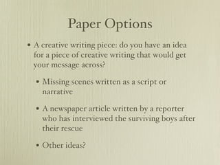 Lord of the Flies Final Project | KEY