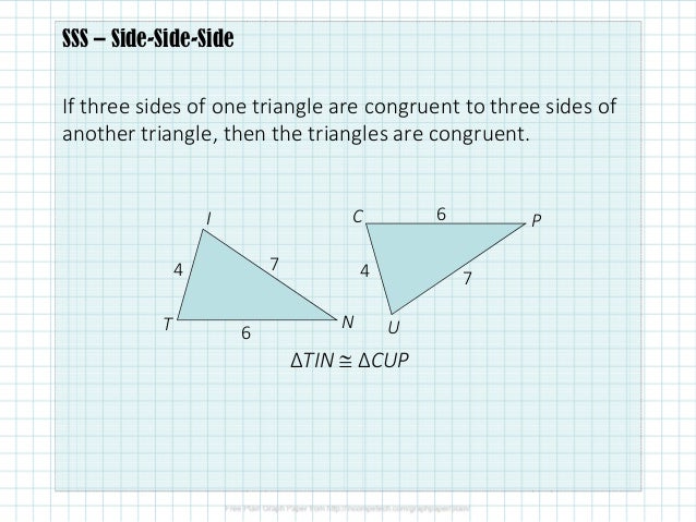 2.7.2 Congruent Triangle Theorems