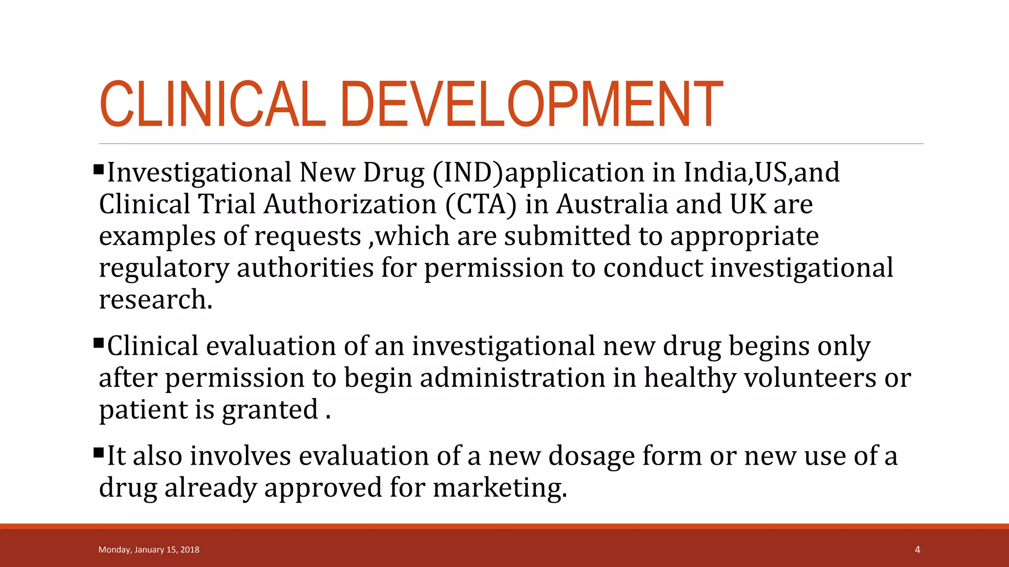 drug discovery- clinical development | PPTX