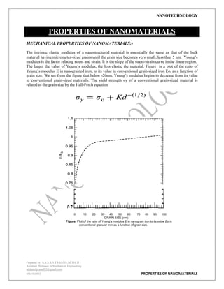 properties of nanomaterials | PDF