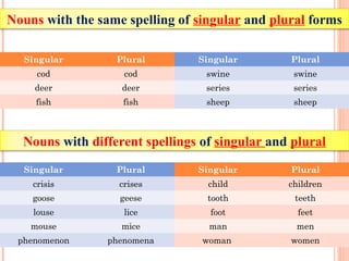 Singular and Plural | PPT