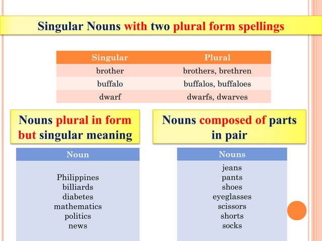 Singular and Plural | PPT