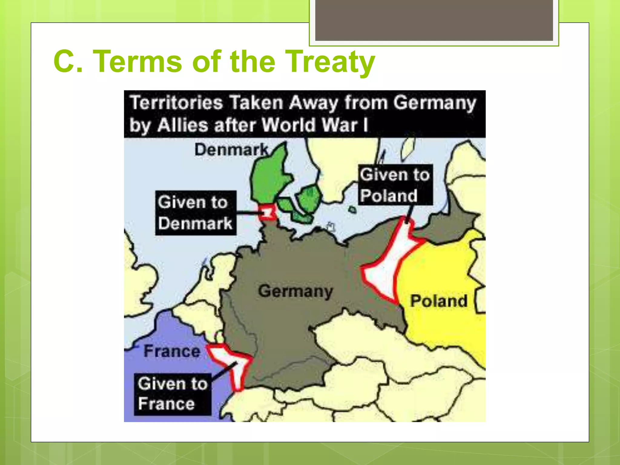 CAMBRIDGE IGCSE HISTORY: THE TREATY OF VERSAILLES | PPTX