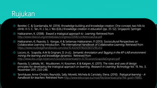 2.2 trialogical learning-proses-bm2018jan4 | PPTX
