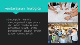2.2 trialogical learning-proses-bm2018jan4 | PPTX