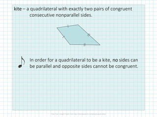 2.8.5 Kites and Trapezoids | PPT