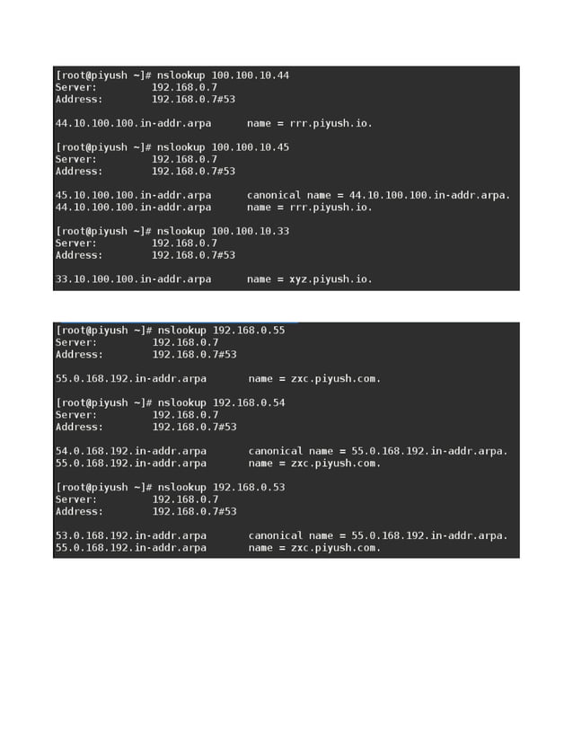 2. reverse primarydns using bind for ptr and cname record ipv4 | PDF