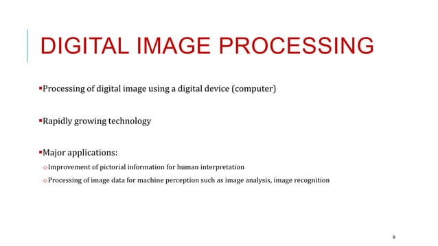 Image Processing Presentation Ppt