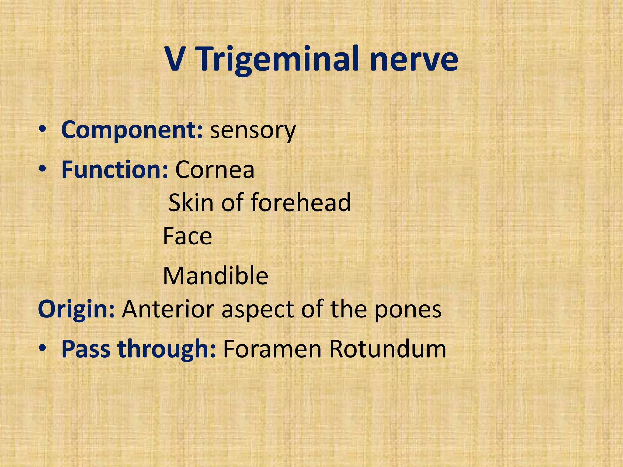 2. function of cranial nerves | PPTX