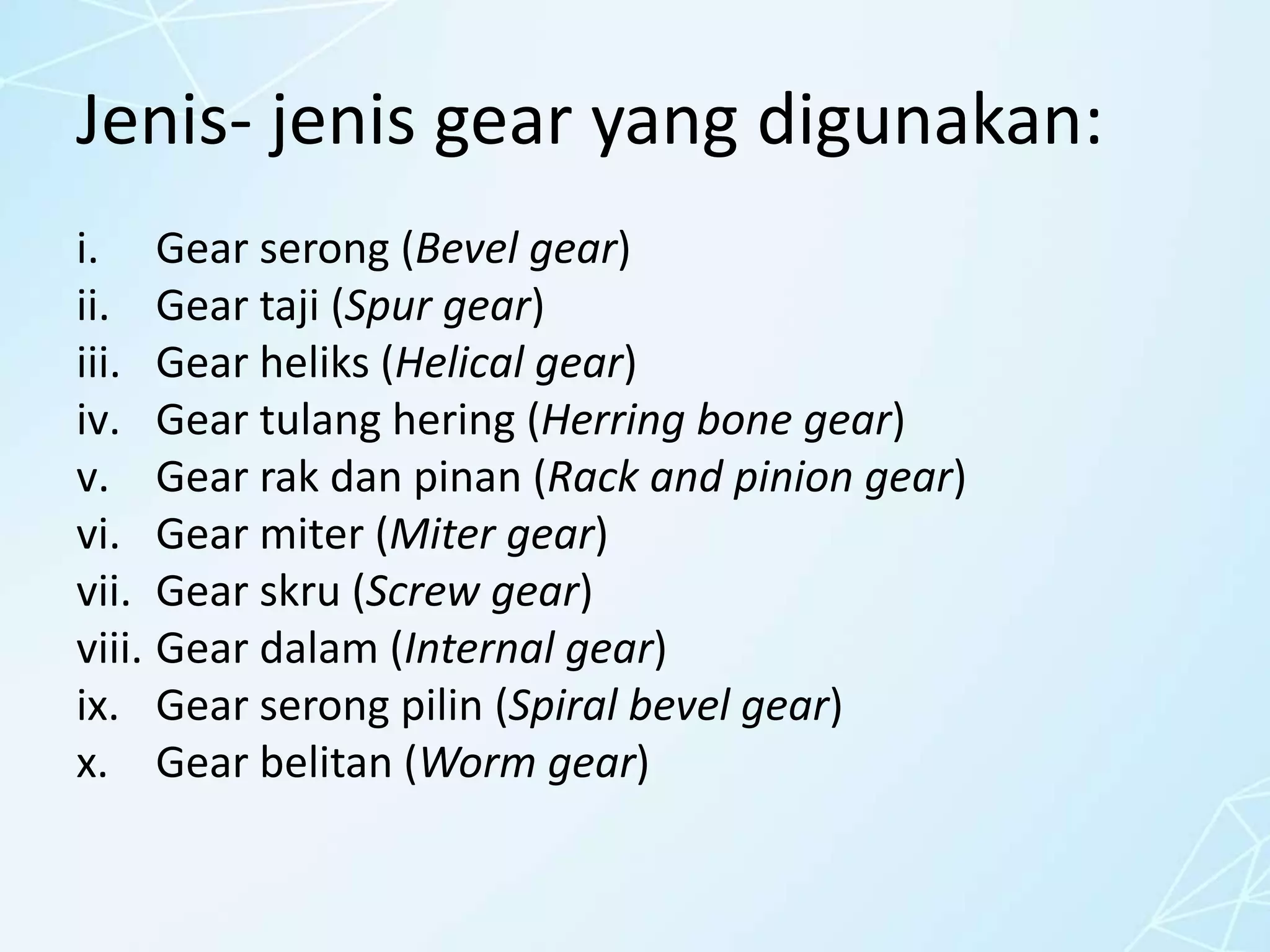 Reka bentuk mekanikal | PPTX