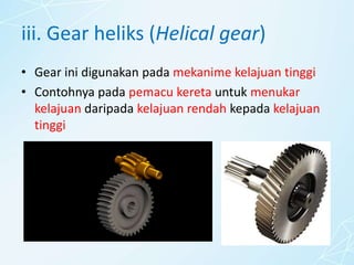 Reka bentuk mekanikal | PPTX