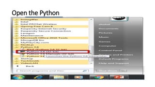How to download and install Python - lesson 2 | PPTX