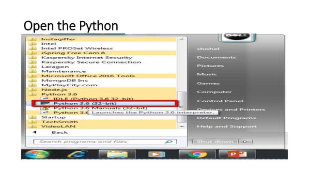 How to download and install Python - lesson 2 | PPTX