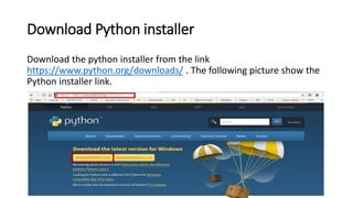 How to download and install Python - lesson 2 | PPT