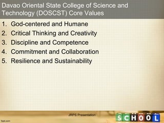 The Davao Oriental State College of Science and Technology | PPT