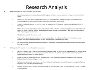 2. research audio | PPT