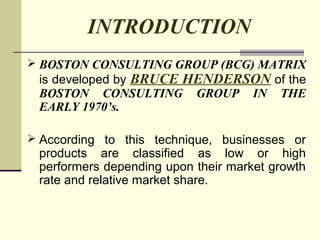 2. Boston Consulting Group Matrix pgp1 | PPT