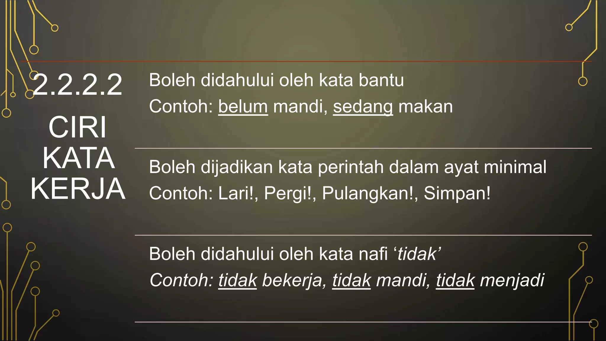 2.2.2 kata kerja | PPTX