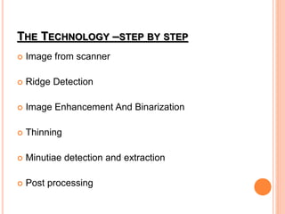 Biometrics by ritesh | PPTX