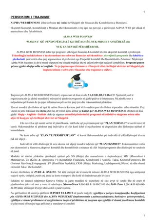 2. Programi Alpha Web Business a1,a2,b1,b2,c1,c2 | PDF