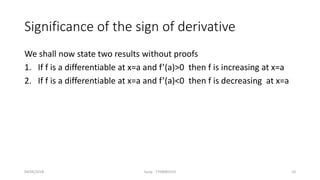 2. derivaties and application of derivaties | PDF